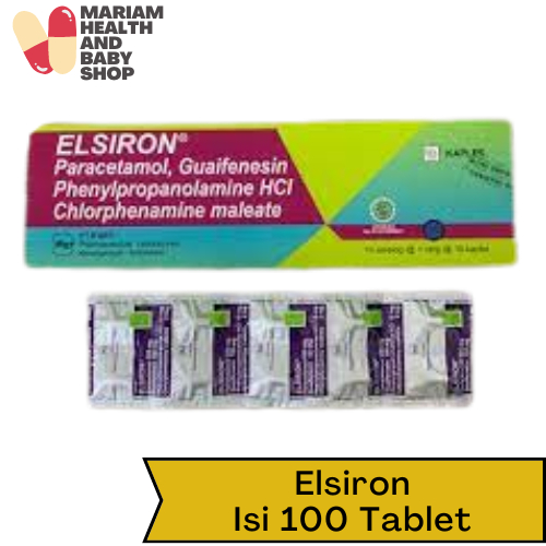 Jual Elsiron Isi 100 Tablet - Obat Batuk dan Pilek | Shopee Indonesia