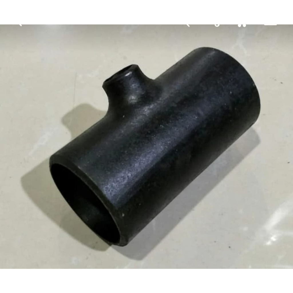 Jual REDUCING TEE DN100 X DN65 SCH 40 STRAIGHT LAS CARBONSTEEL BESI | Shopee Indonesia
