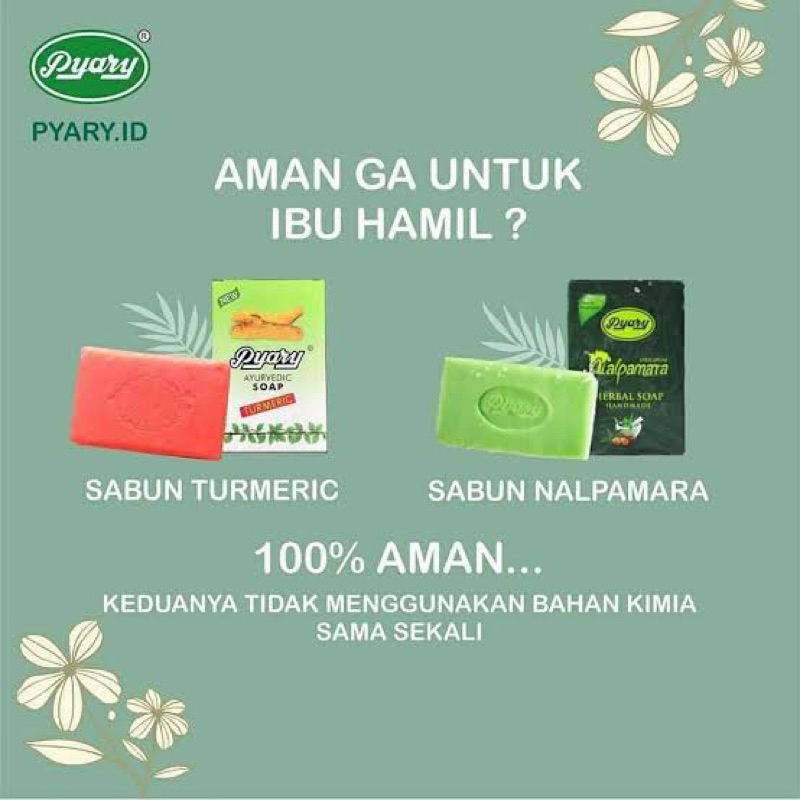 Jual Pyary Soap Turmeric Original-Pyary soap nalpamara | Shopee Indonesia