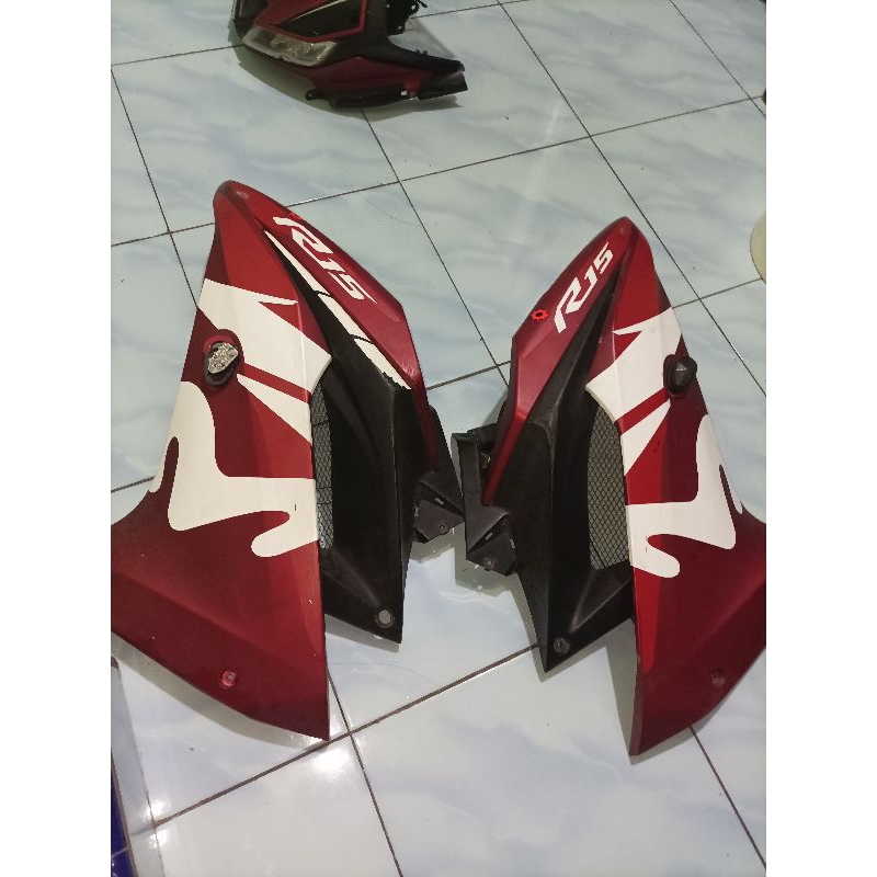 Jual Body / Fairing / bodi samping yamaha r15 v3 vva original | Shopee ...
