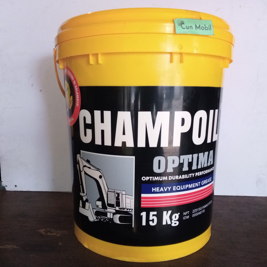 Jual Gemuk Grease CHAMPOIL CO GS S200 warna Hijau, Chassis Grease 15 KG ...