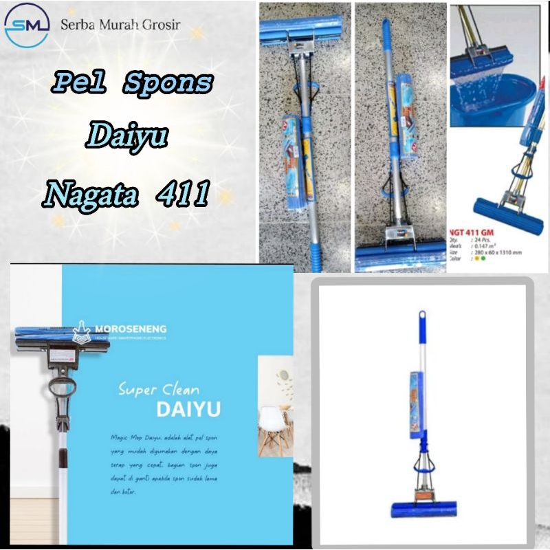 Jual Alat Pel/alat pembersih lantai/pel sekrup floor mop/pel dorong/Pel ...