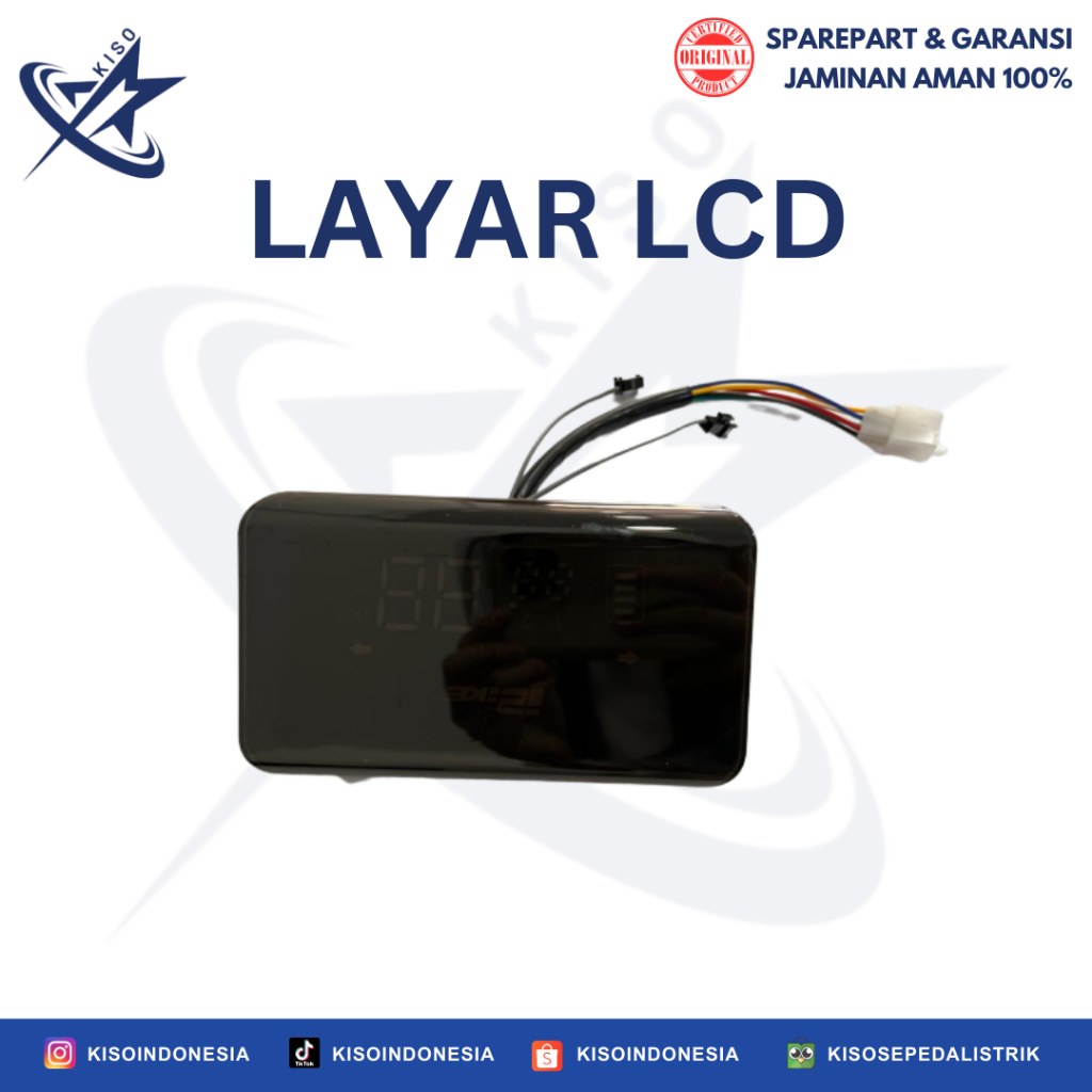 Jual KISO Speedometer Layar LCD Sepeda Listrik Skuter Listrik Motor ...