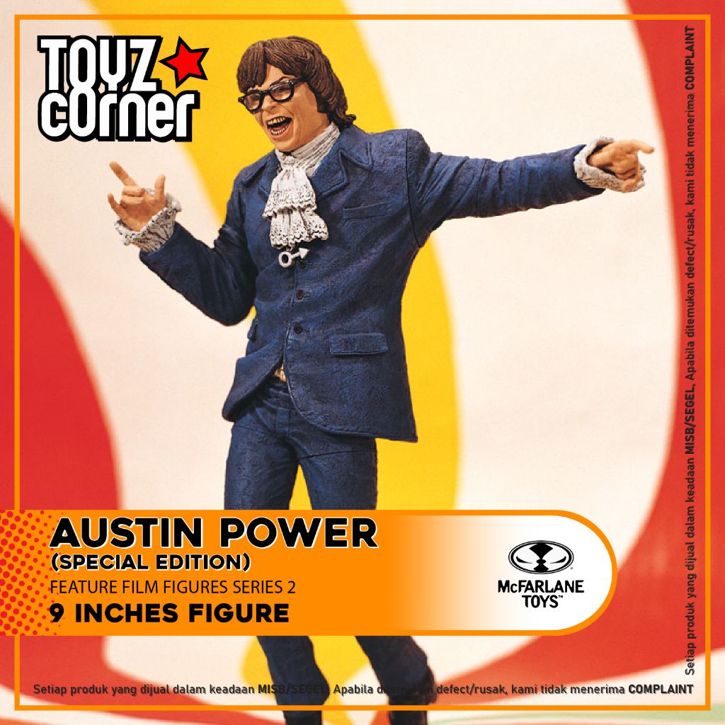 Jual Toyz Corner - Mcfarlane Toys 9 Inch Figure Austin Powers Series 2 ...