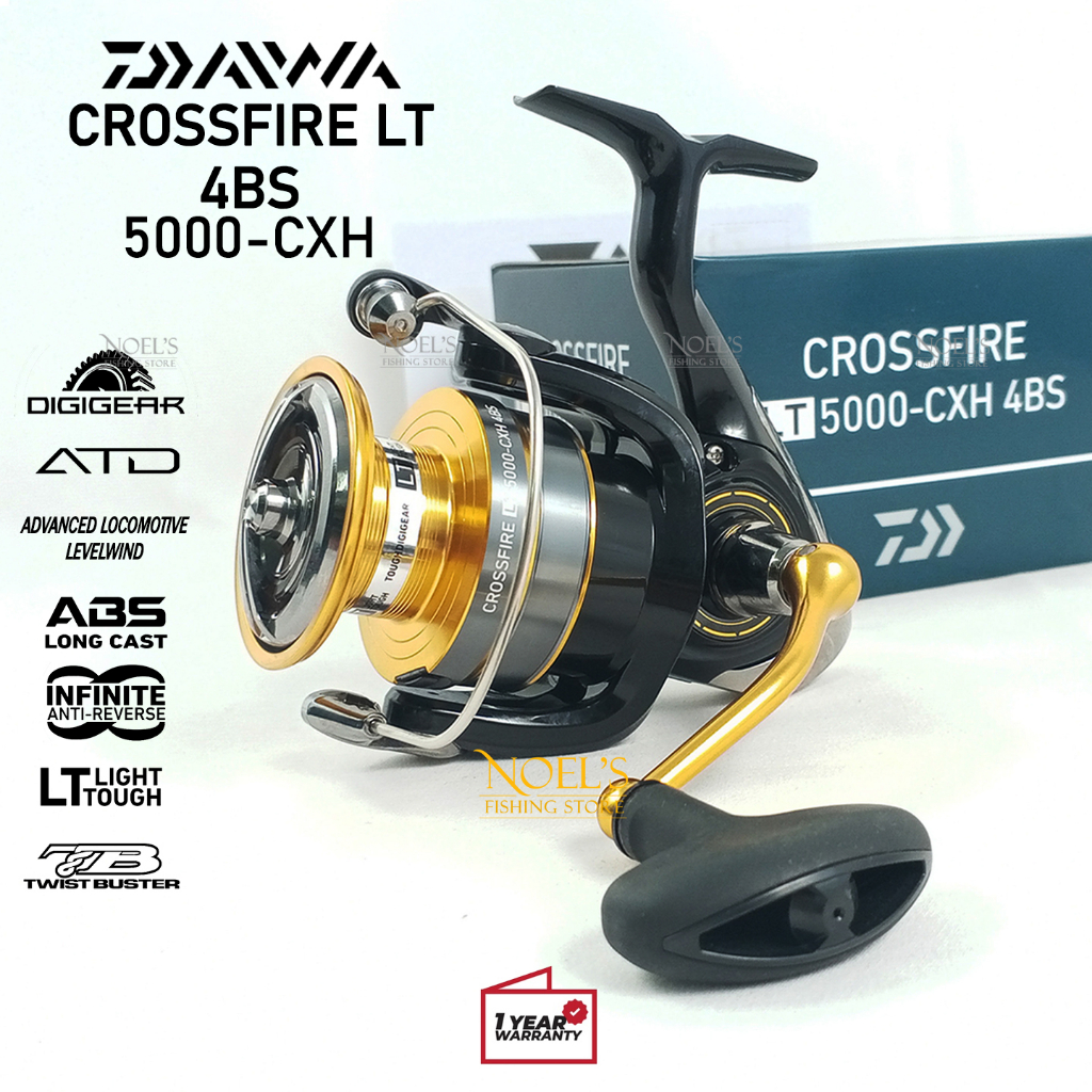 Jual Reel DAIWA CROSSFIRE LT 4BS 1000s/d6000 | Kolam Sungai Laut | Resmi | Shopee Indonesia
