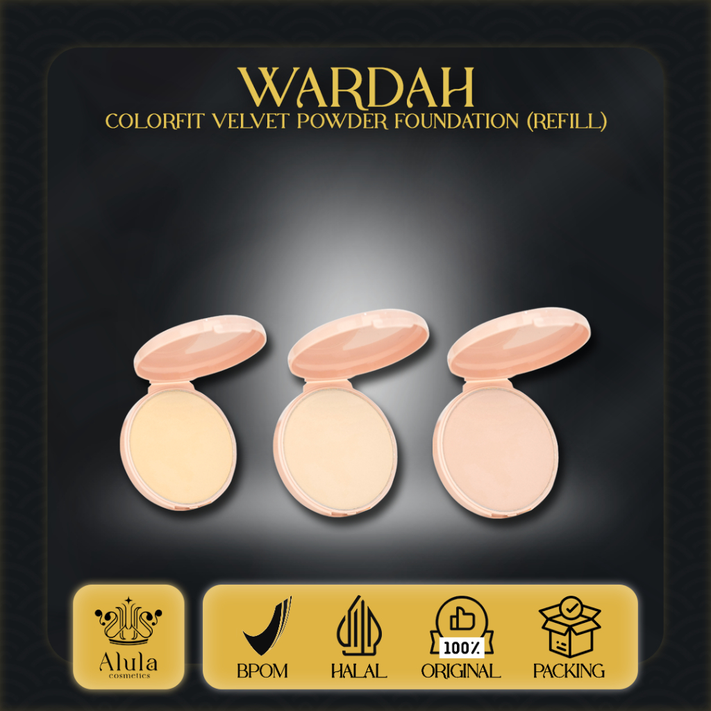 Jual Wardah Colorfit Velvet Powder Foundation (Refill) | Shopee Indonesia