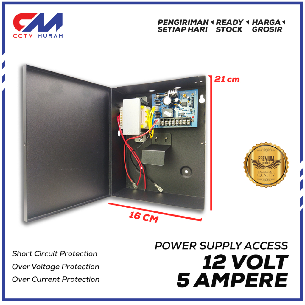 Jual Power Supply 12V 5A Akses Door, Akses Door Power Supply 12V 5A | Shopee Indonesia