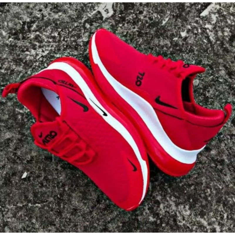 Jual Sepatu Wanita Olahraga Merah Putih dan Rainbow cocok untuk senam ...