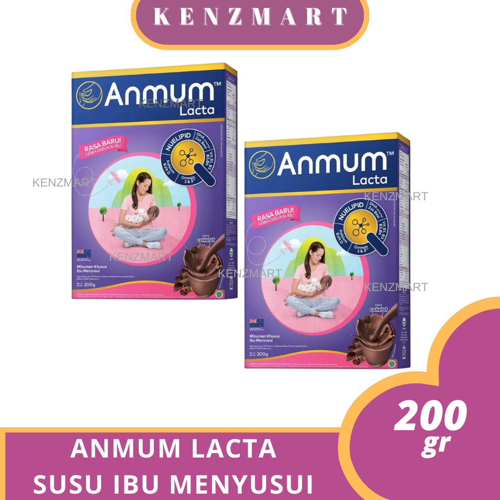 Jual Anmum Lacta Susu Nutrisi Ibu Menyusui Cokelat 200g | Shopee Indonesia