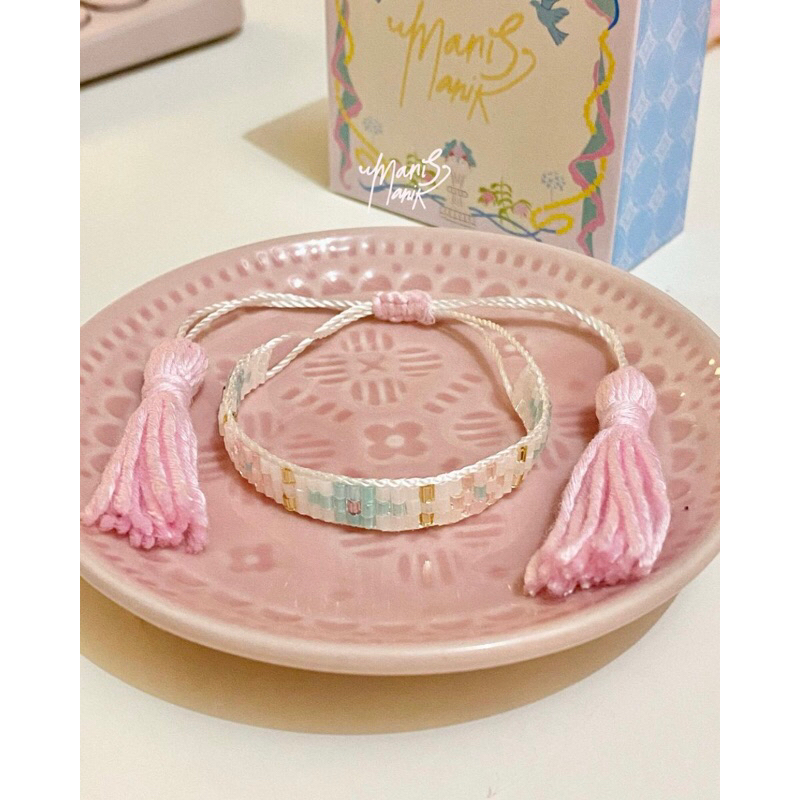 Jual Manis manik bead loom bracelet with tassel (PRE-ORDER) | Shopee ...