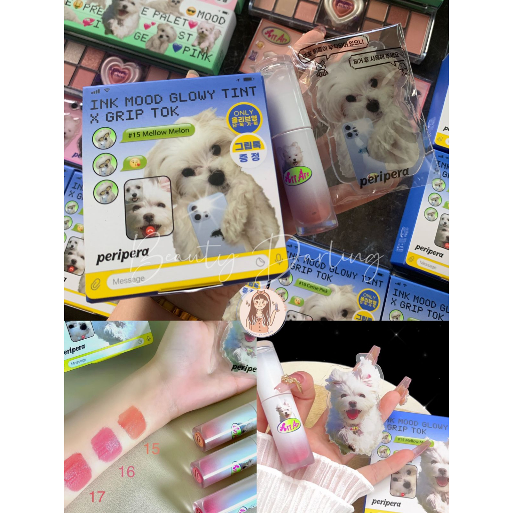Jual READY NO PO PERIPERA X MALTESE ARCHIVE INK MOOD GLOWY TINT ...