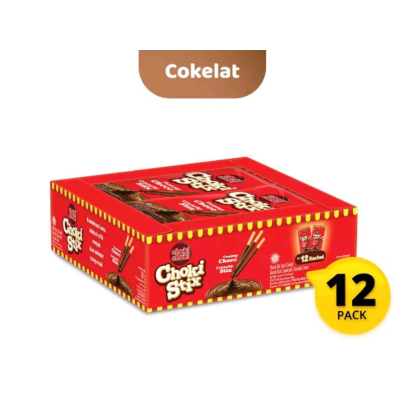 Jual BOX - Choki Choki Stik Coki Coki Stick Isi 12 | Shopee Indonesia