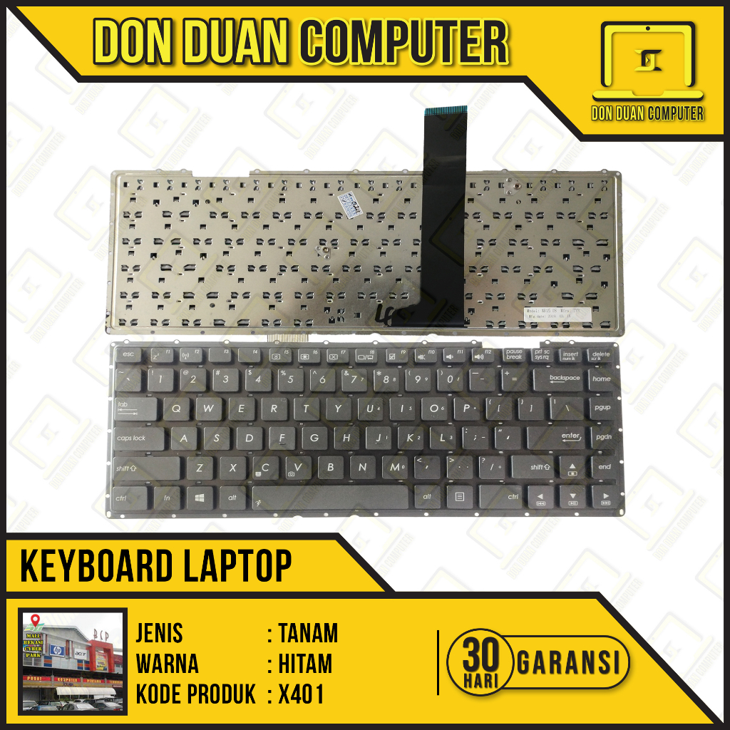 Jual Keyboard Laptop Asus X452 X452E X452EA X452C X452CP X401 Series ...