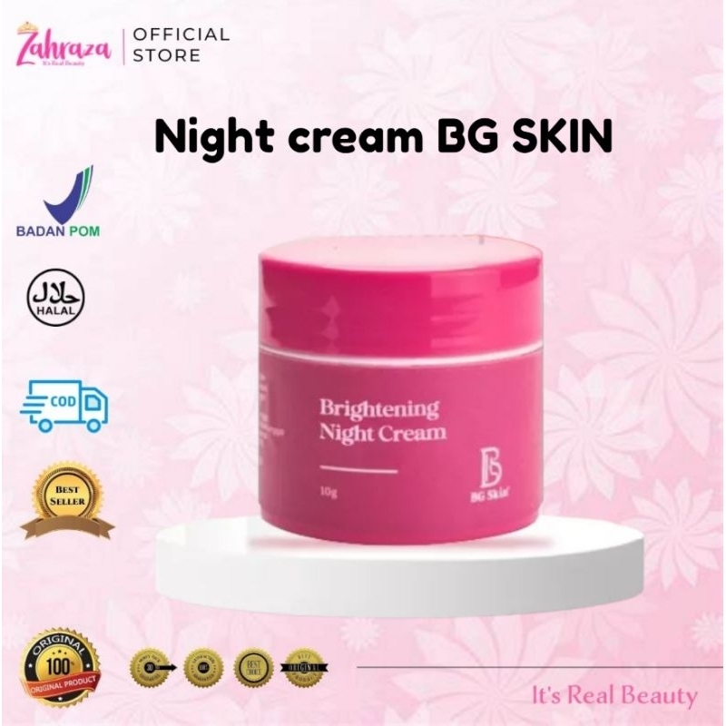 Jual BG SKIN BRIGHTENING NIGHT CREAM (NIGHT MENCERAHKAN) | Shopee Indonesia