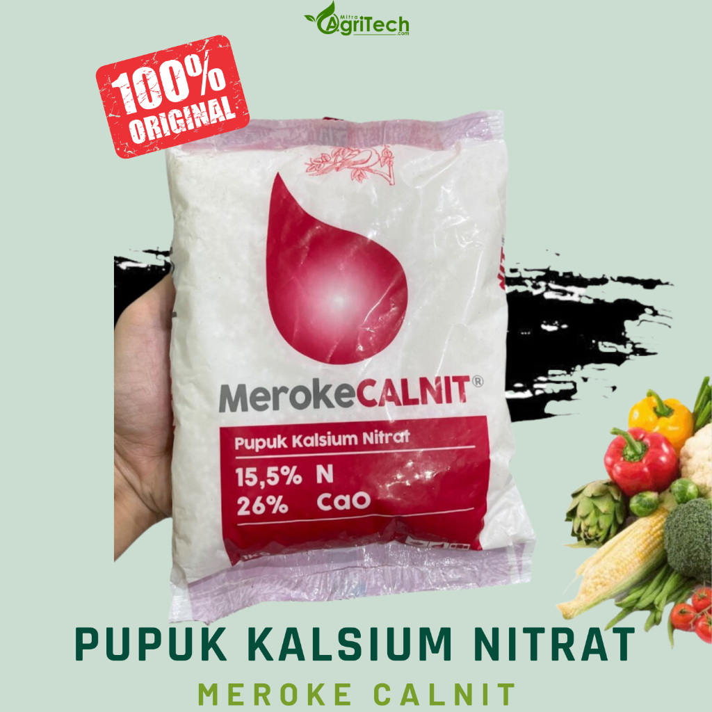 Jual PUPUK MEROKE CALNIT 1 KG KALSIUM NITRAT - MEROKE TETAP JAYA ...