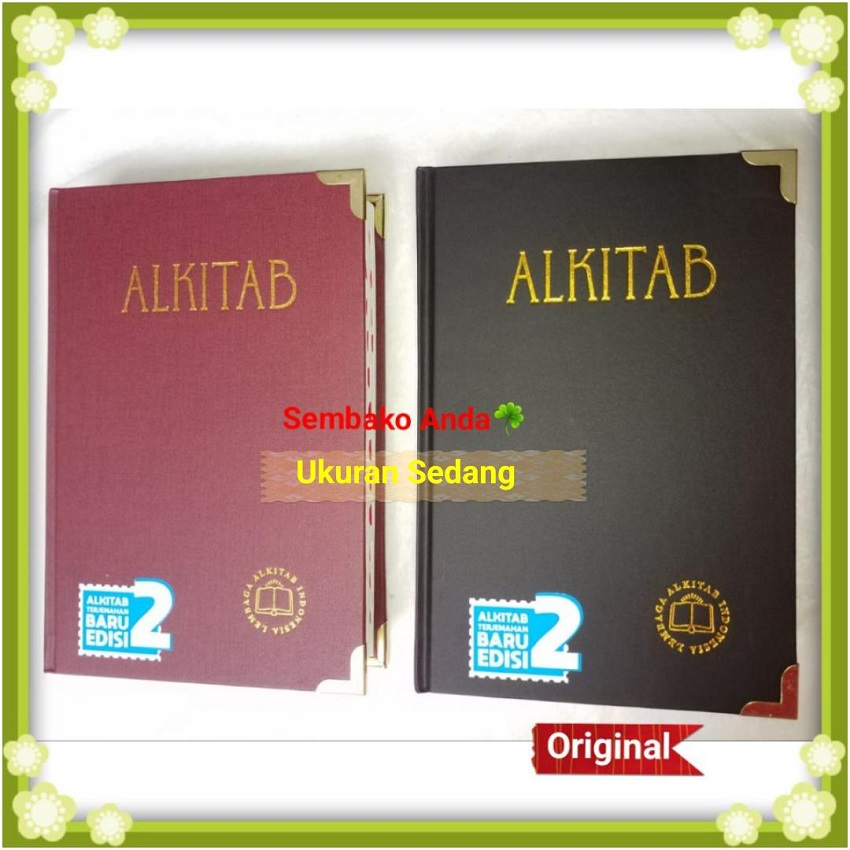 Jual Alkitab Kristen Ukuran Sedang. Terjemahan Baru Edisi 2. LAI TB2 ...