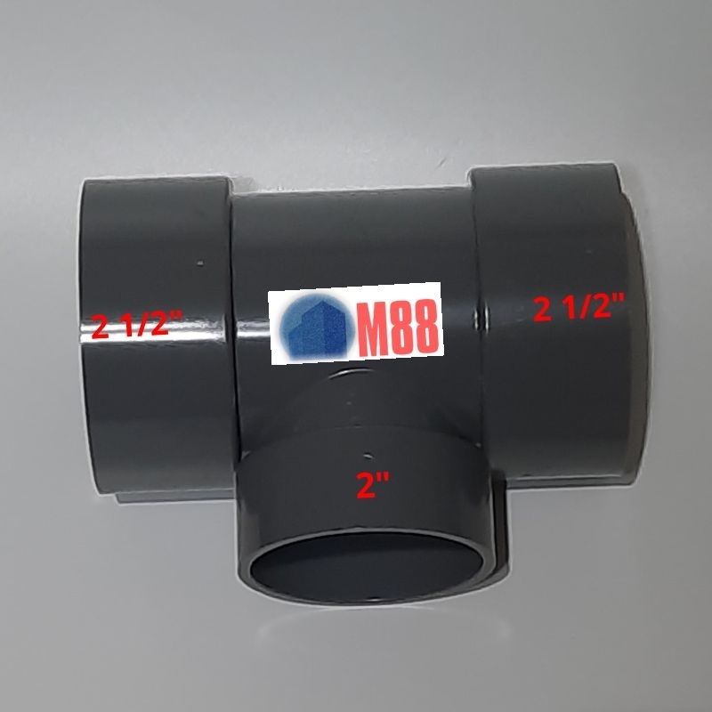 Jual RUCIKA Vlok Tee 2 1/2 x 2 D Te 2.5 x 2 inch Reducer Increaser T ...