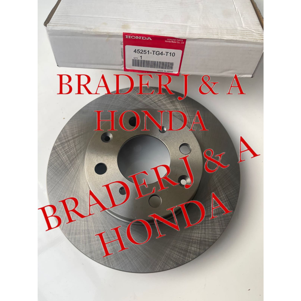 Jual DISC BRAKE DISK PIRINGAN REM CAKRAM BRIO CIVIC ESTILO GENIO 1991 ...