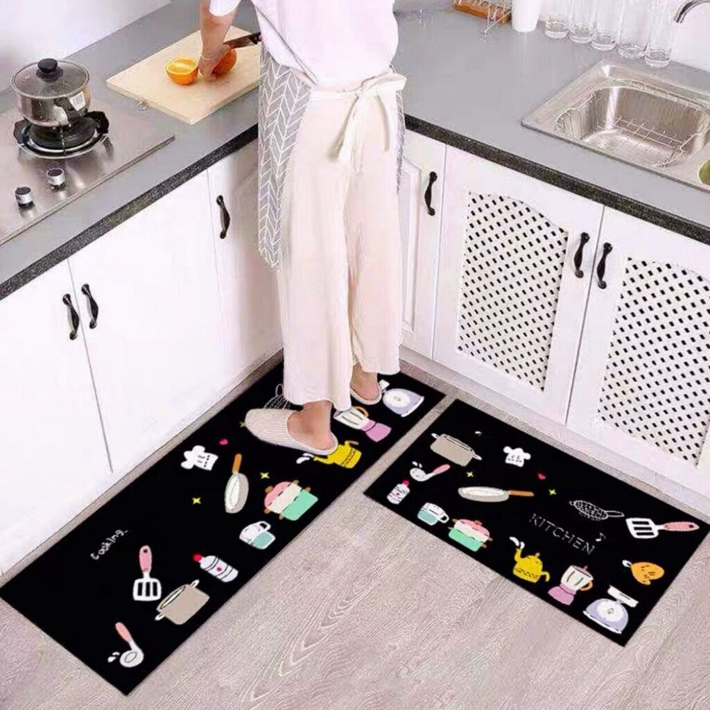 Jual Utama Jakarta - UJ023 (K1-K83) Keset Kaki Dapur Set 2 in 1 40x60 ...