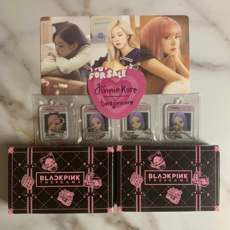Jual BLACKPINK THE GAME COUPON CARD BPTG MERCH PACKAGE BOX MINI L ...