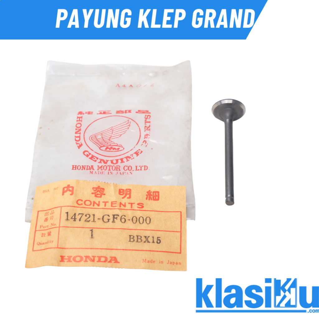 Jual Payung Klep Valve Exhaust Ex Honda Grand Revo Supra Fit Win 100 ...