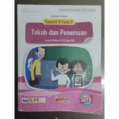Jual Buku Tematik 6 Tema 3, Tokoh dan Penemuan Kelas 6 SD dan MI tiga serangkai bekas | Shopee ...