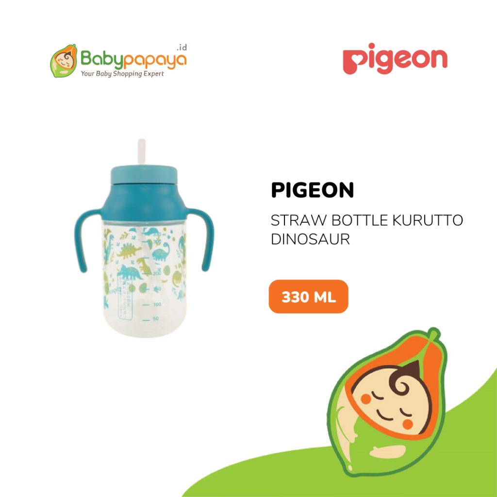 Jual PIGEON Straw Bottle Kurutto | Shopee Indonesia