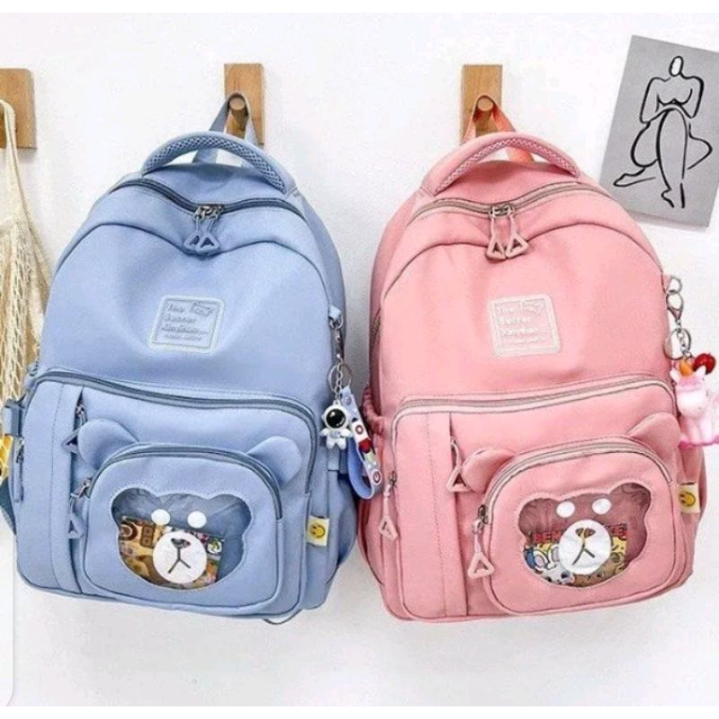 Jual TAS ANAK SEKOLAH PEREMPUAN RANSEL IMPORT BACKPACK LAPTOP SD SMP SMA CANTIK LUCU KEREN MODEL ...