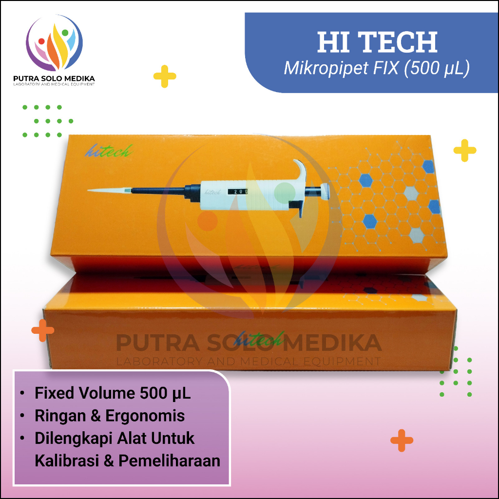 Jual MIKROPIPET HITECH | MICROPIPETTE FIXED volume 500 ul | Shopee ...