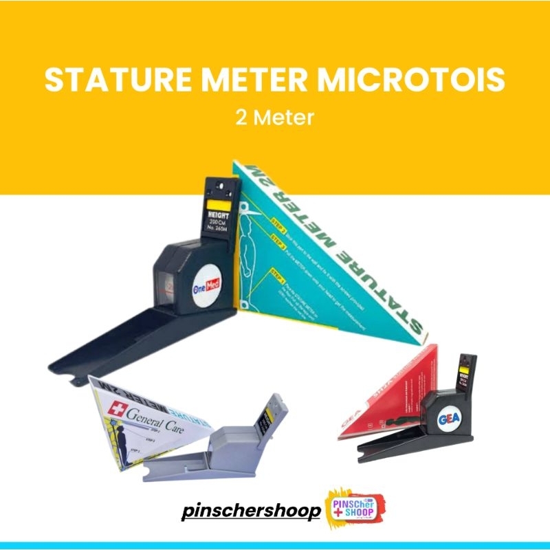 Jual Stature Meter Onemed 2 Meter Pengukur Tinggi Badan Meteran ...