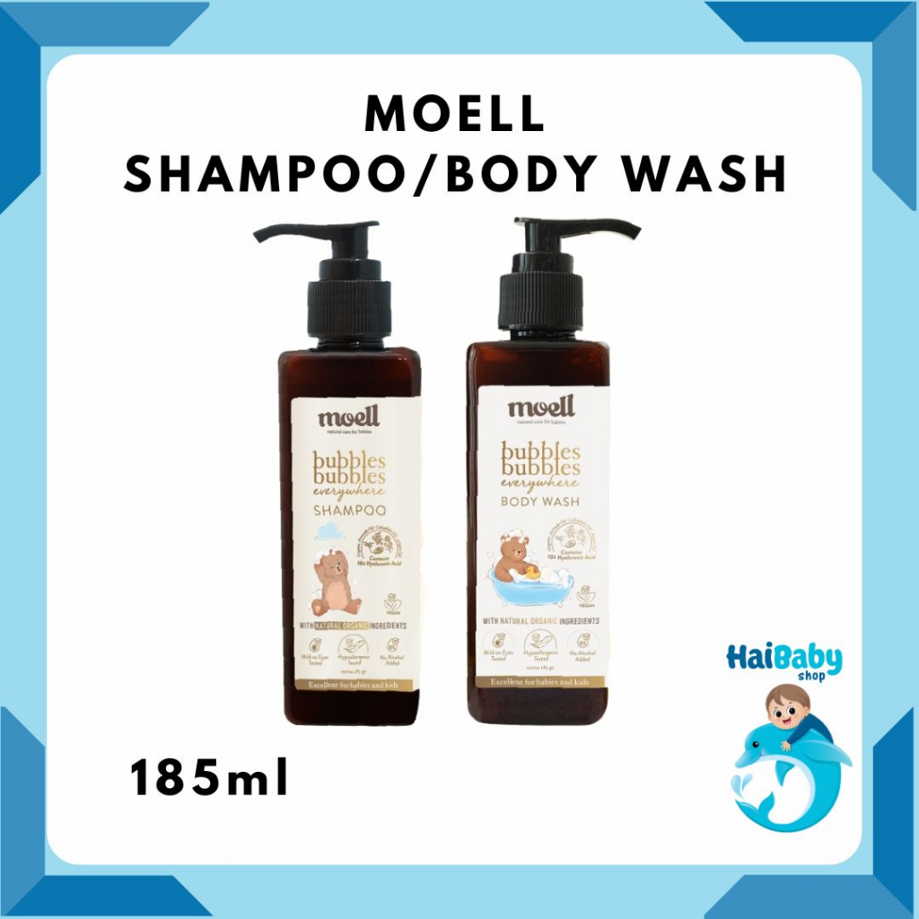 Jual Moell Bubbles Bubbles Everywhere Shampoo 185gr/ Moell Bubbles ...