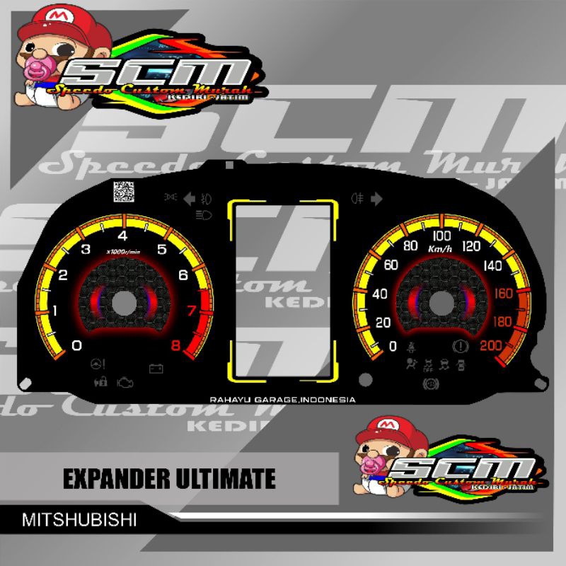 Jual Papan speedometer custom Xpander ULTIMATE Panel spidometer Xpander ...