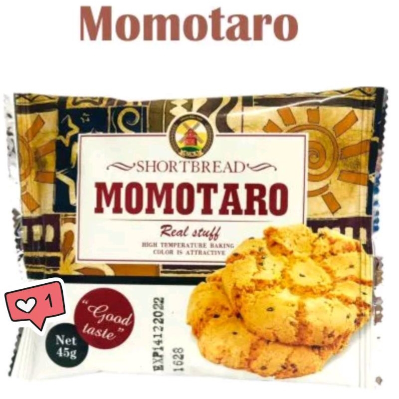 Jual MOMOTARO SHORTBREAD KUKIS @ 45 GR | Shopee Indonesia