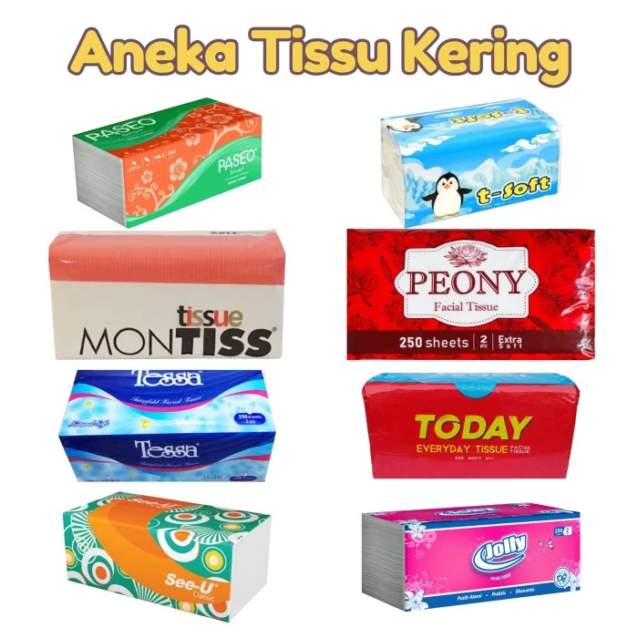Jual Aneka Tisu Kering/ Tissue Paseo / Jolly / Clean Plus/ Nissu/ Olaif ...