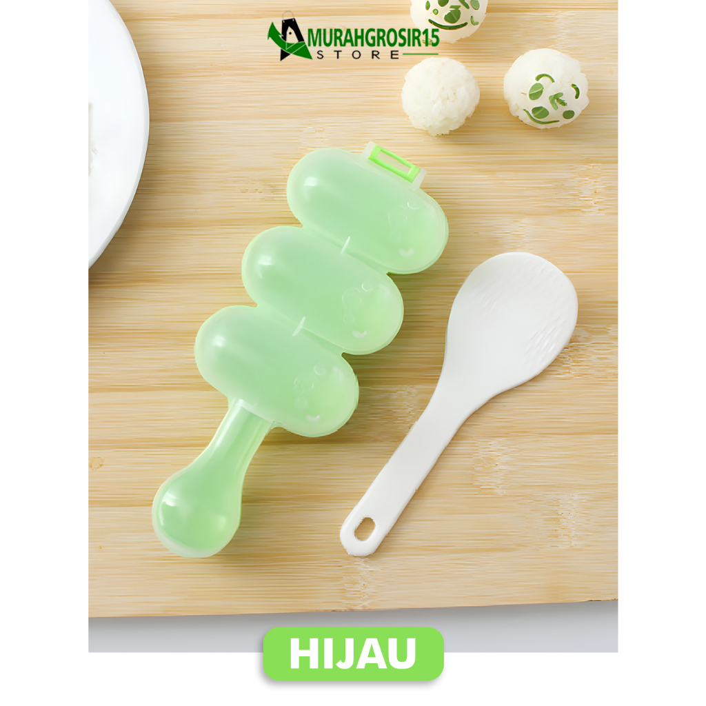 Jual Alat Pembuat Bola Nasi Bulat / Rice Ball Shaker Cetakan nasi Bento ...