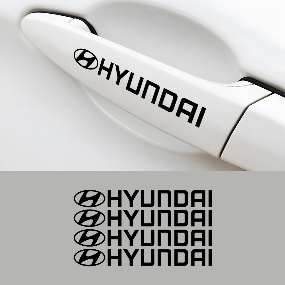 Jual Stiker Handle Pintu Mobil Hyundai - Car Decal Sticker | Shopee ...
