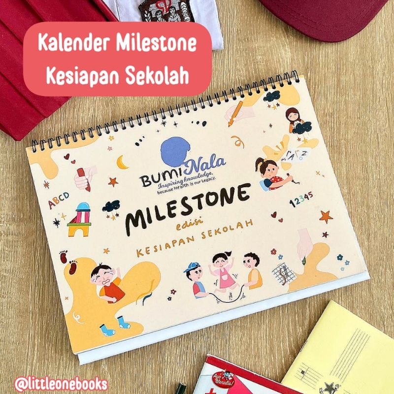 Jual Kalender Milestone Kesiapan Sekolah / milestone calendar ...