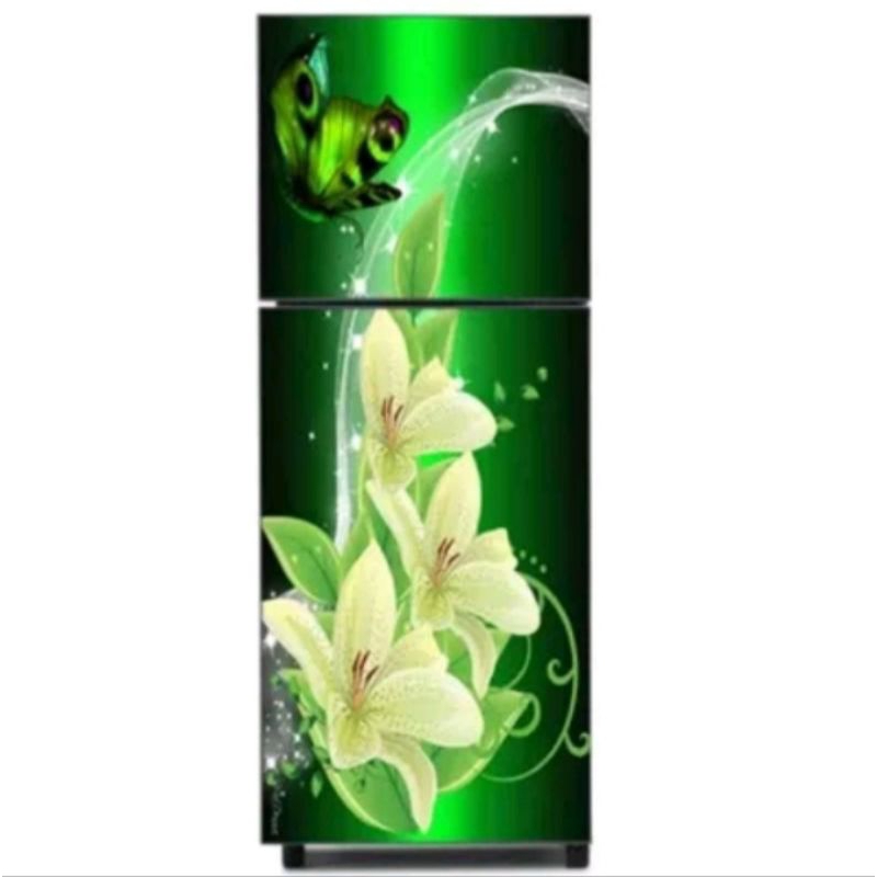 Jual Stiker kulkas 2 pintu motif bunga hijau | Shopee Indonesia