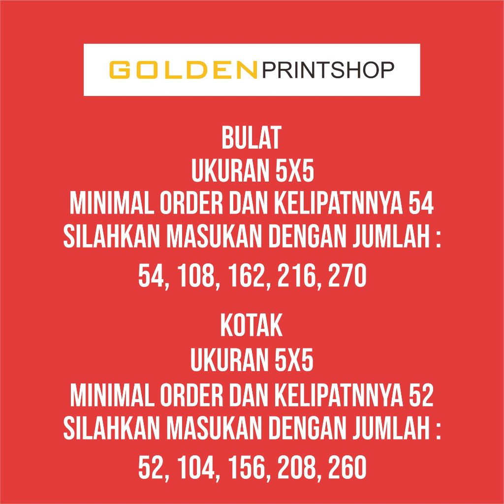 Jual Cetak Sticker Custom Bahan Cromo Label Stiker Kemasan Produk ...