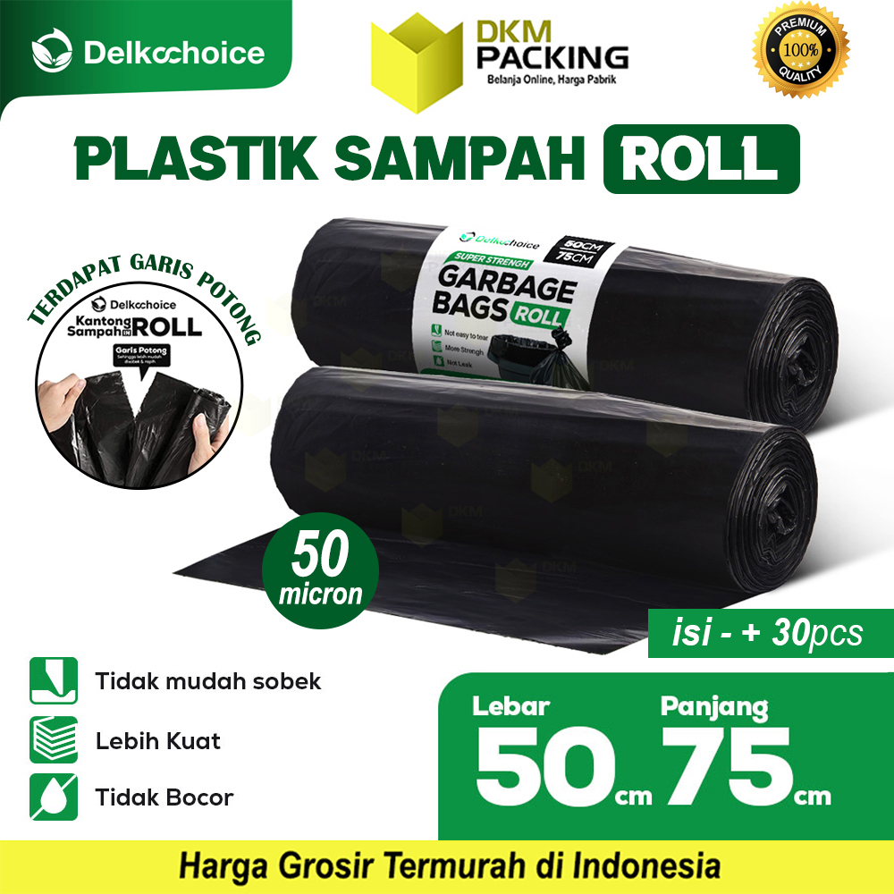Jual KANTONG PLASTIK SAMPAH PREMIUM TRASH BAG HITAM JUMBO ANTI BOCOR TERMURAH SATUAN | Shopee ...