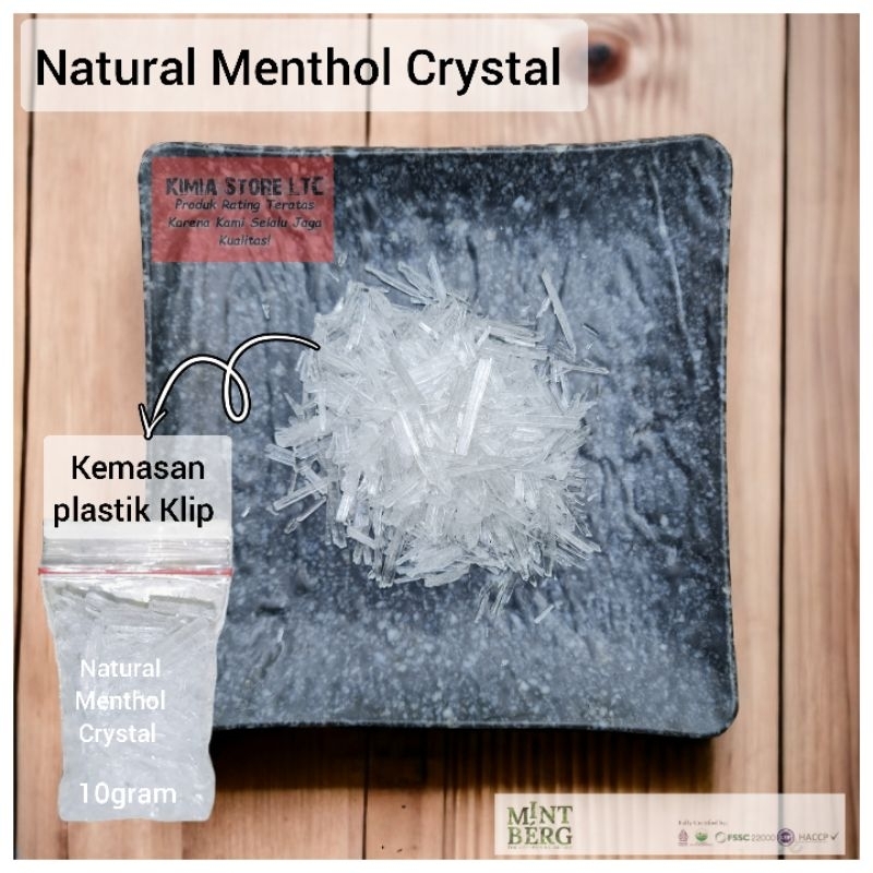 Jual Menthol Crystal 10gram / Kristal Mentol 10gram ( Natural Menthol ...