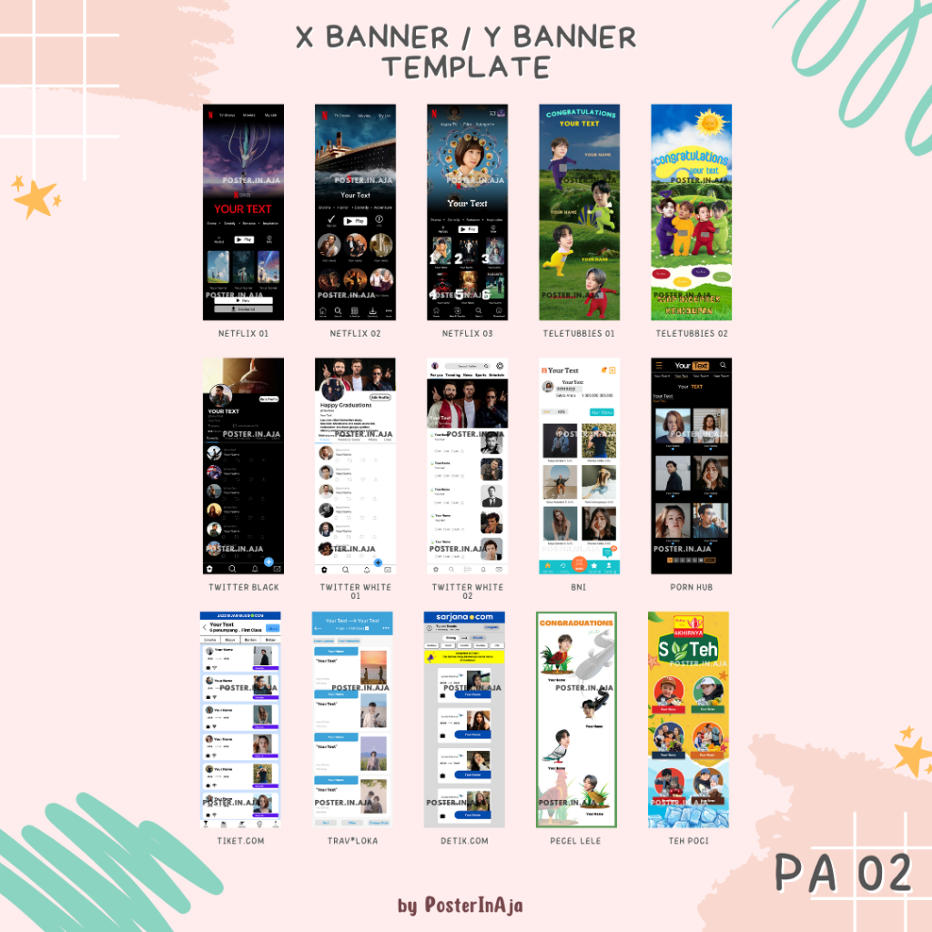 Jual Cetak Print Custom X Banner Y Banner Flexi Korcin FREE DESIGN ...