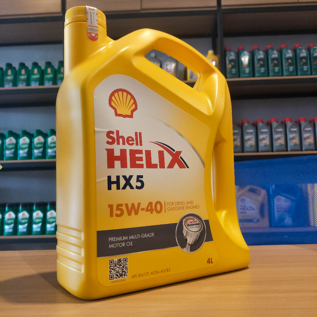 Jual Oli Shell Helix HX5 15W - 40 4 liter | Shopee Indonesia