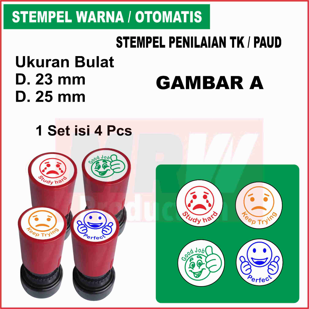 Jual Stempel Flash Warna Penilaian Anak TK PAUD | Shopee Indonesia