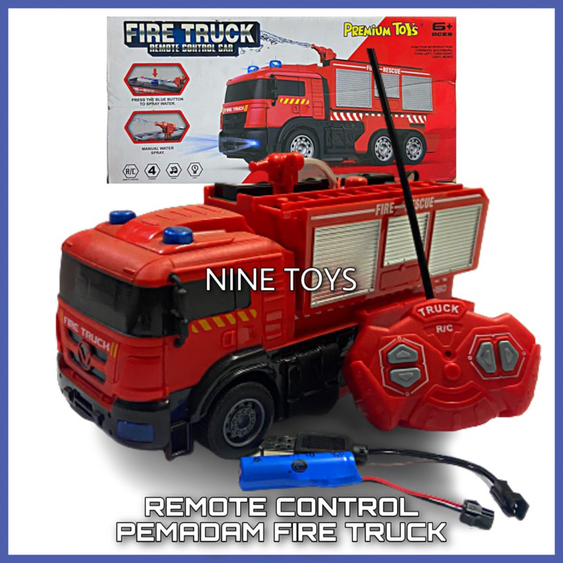 Jual REMOTE CONTROL PEMADAM MOBIL RC FIRE TRUCK MAINAN REMOTE PEMADAM ...