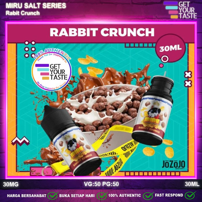 Jual Liquid Miru Rabbit Krunch Berry Salt Nic 30ML Saltnic by Jozojo | Shopee Indonesia