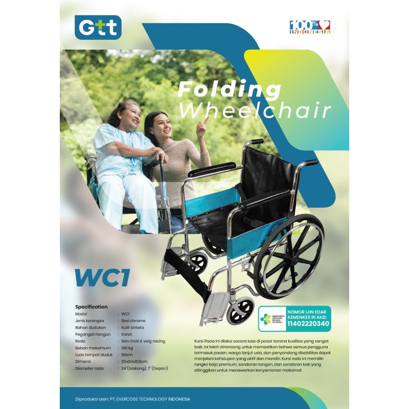 Jual Kursi Roda Pasien Standar Berkualitas | Shopee Indonesia