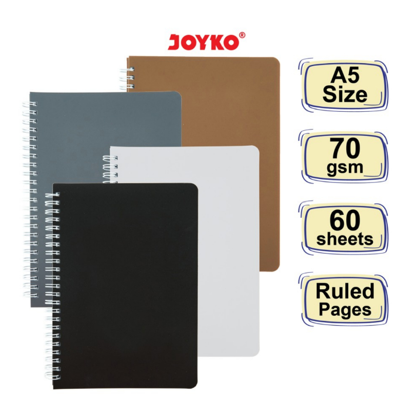 Jual NOTEBOOK JOYKO A5 NB-690 / Buku Agenda Diary Notes Spiral Joyko A5 ...