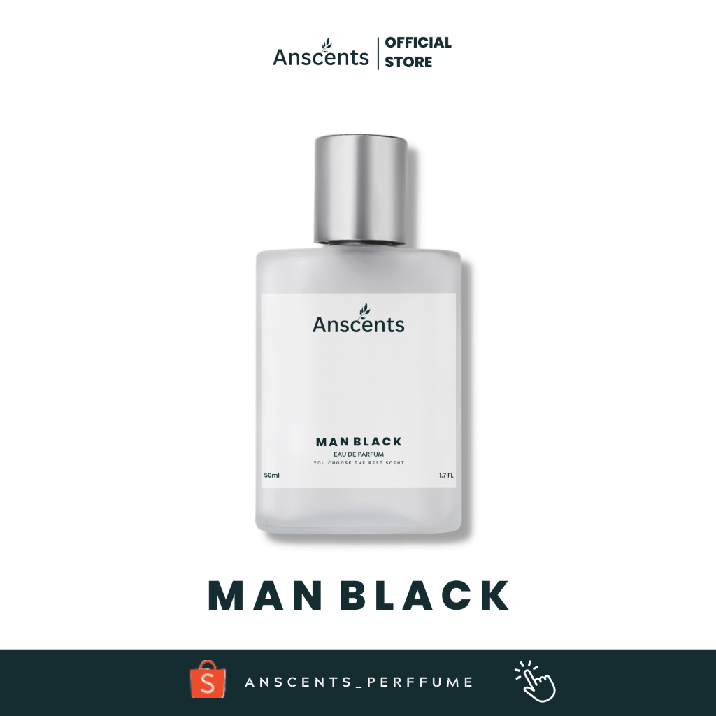 Jual Anscents Perfume Man Black - Parfum Pria - Eau de Perfume | Shopee ...