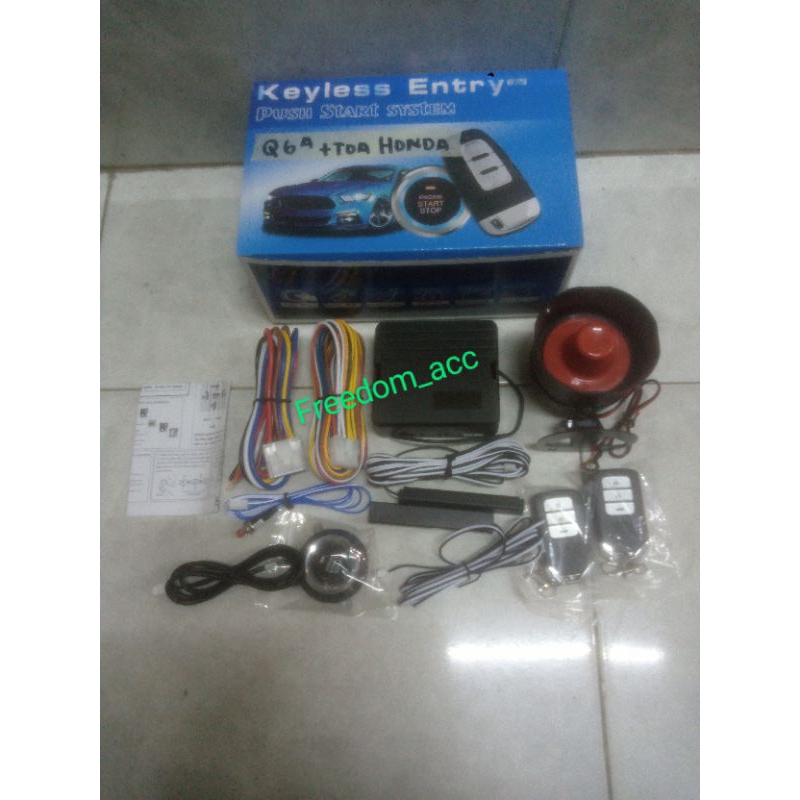 Jual Passive keyless immobilizer entry push start system /engine start ...